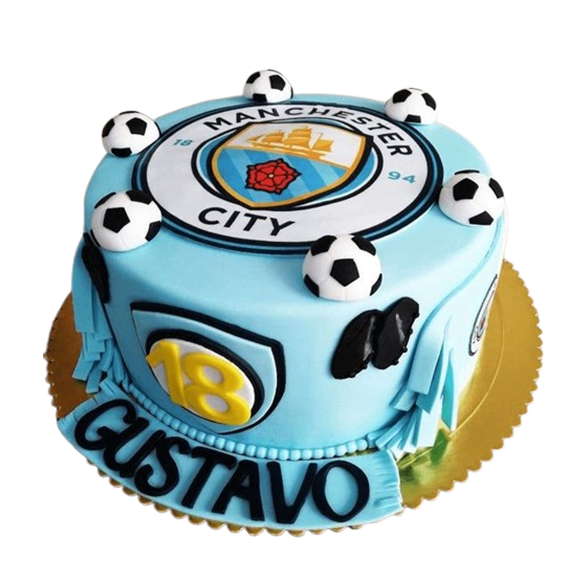 Manchester City Birthday Cake – The Cake Daddy