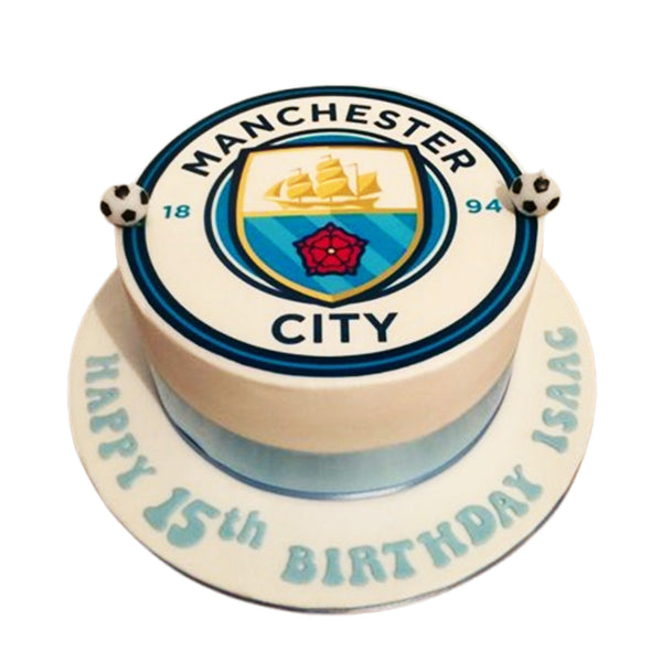 Manchester City Birthday Cake – The Cake Daddy