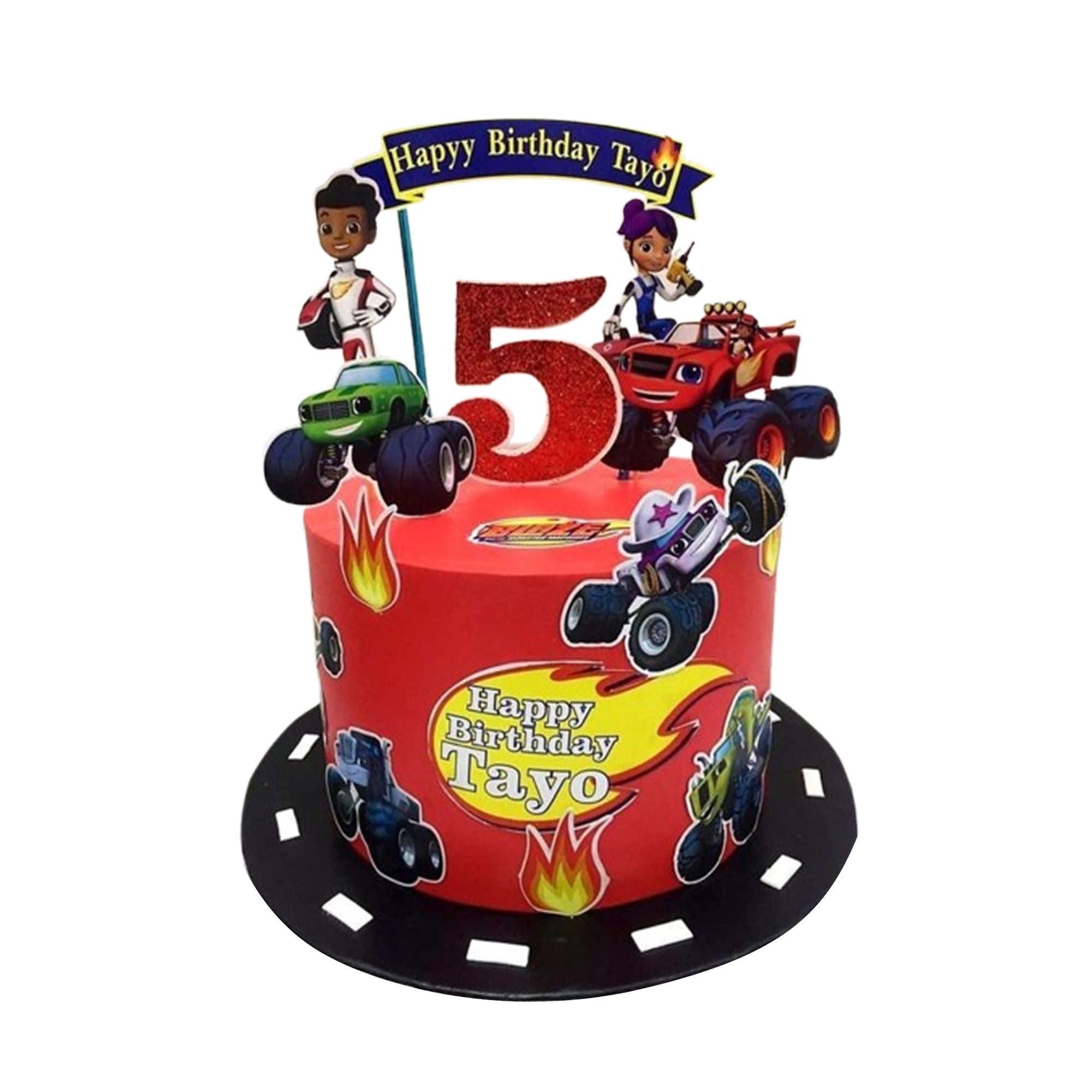 Blaze Monster Cake – The Cake Daddy