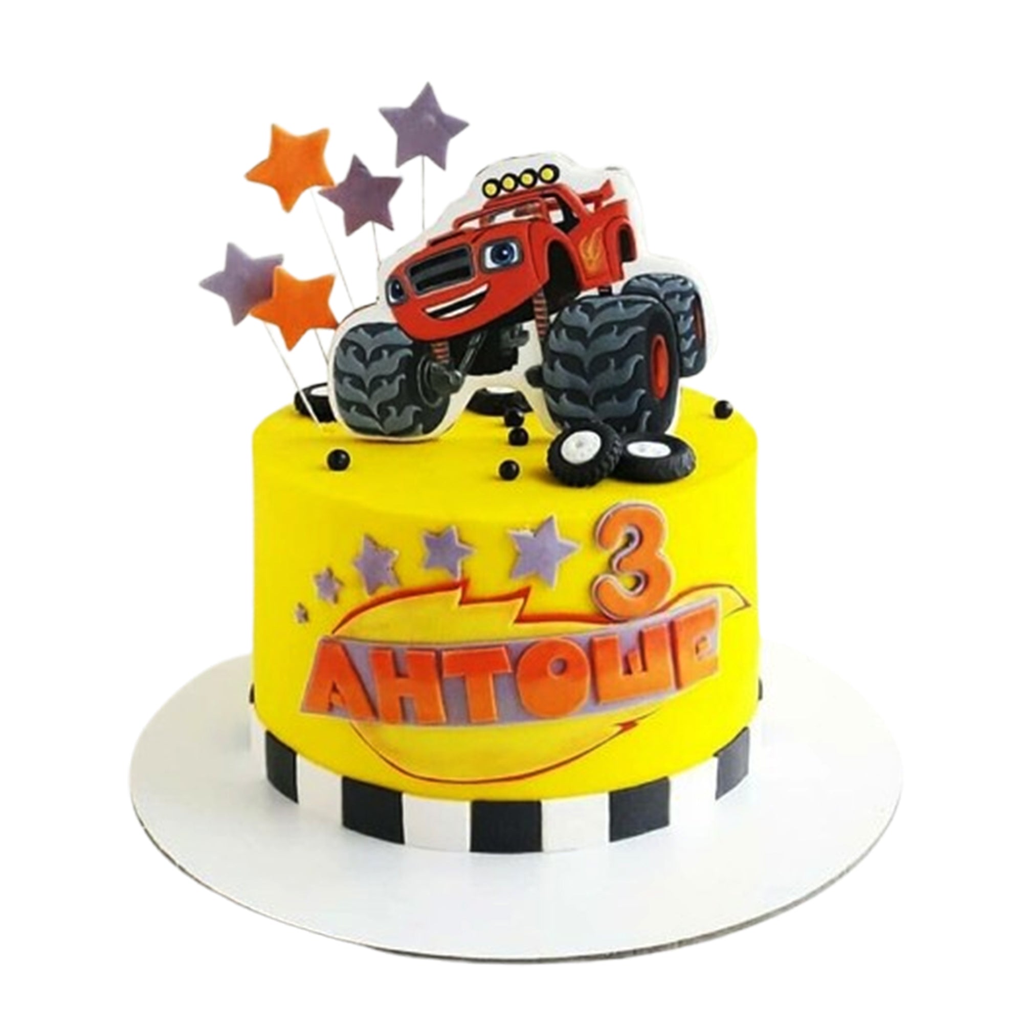 Blaze Monster Cake – The Cake Daddy